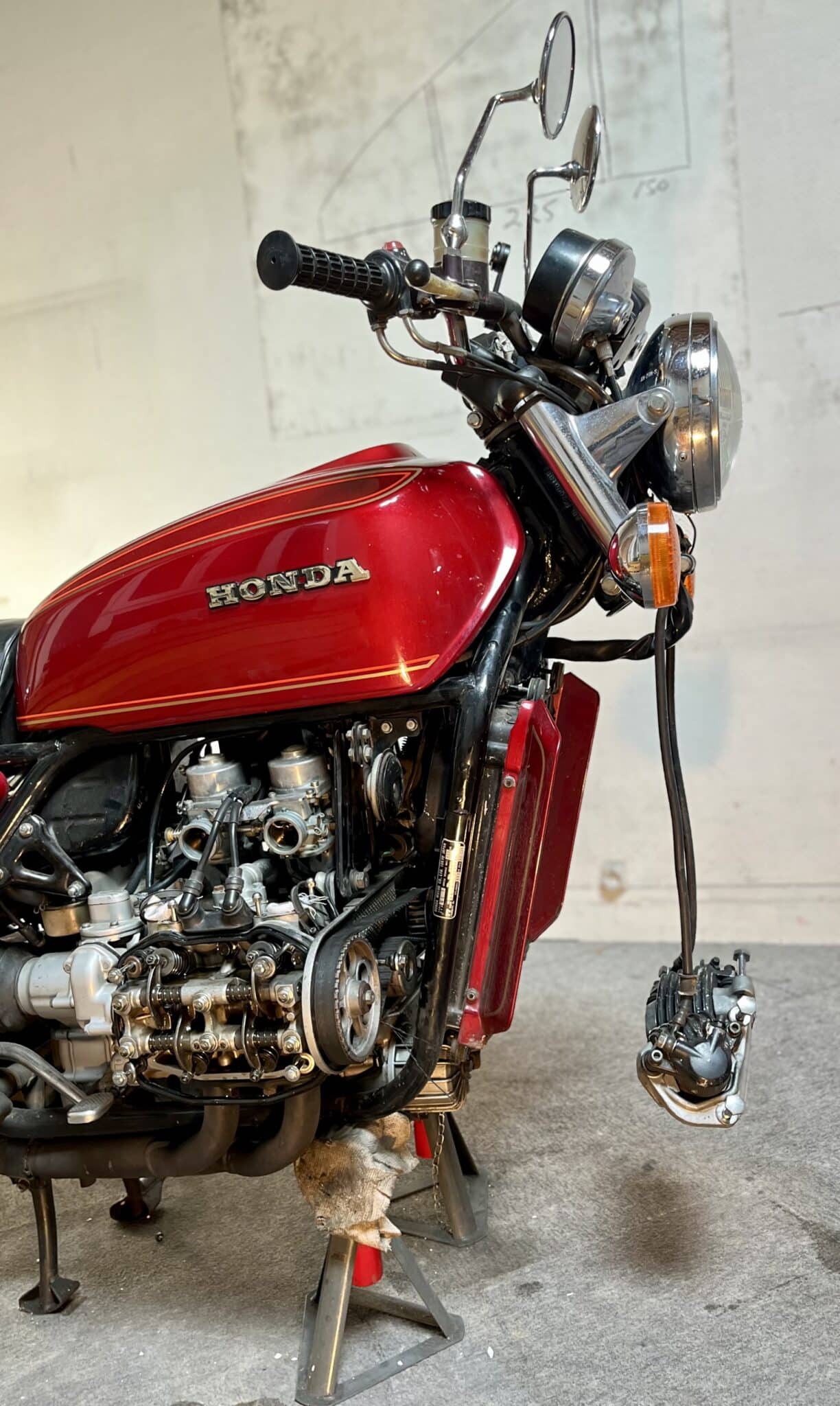 Honda GL 1000 1976 Candy Antares Red Honda - KB Style : we are classic ...